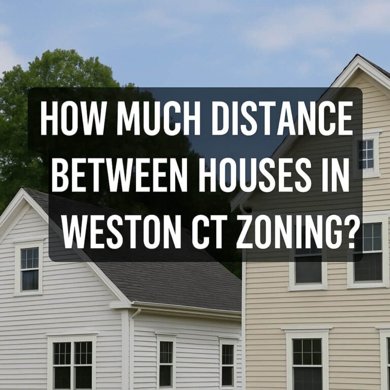 How Much Distance Between Houses in Weston CT Zoning – Must-Know Rules ...