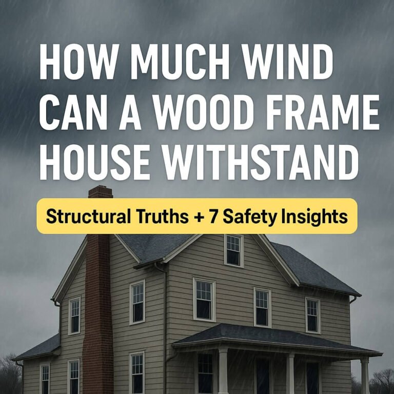 How Much Wind Can a Wood Frame House Withstand – Structural Truths + 7 ...
